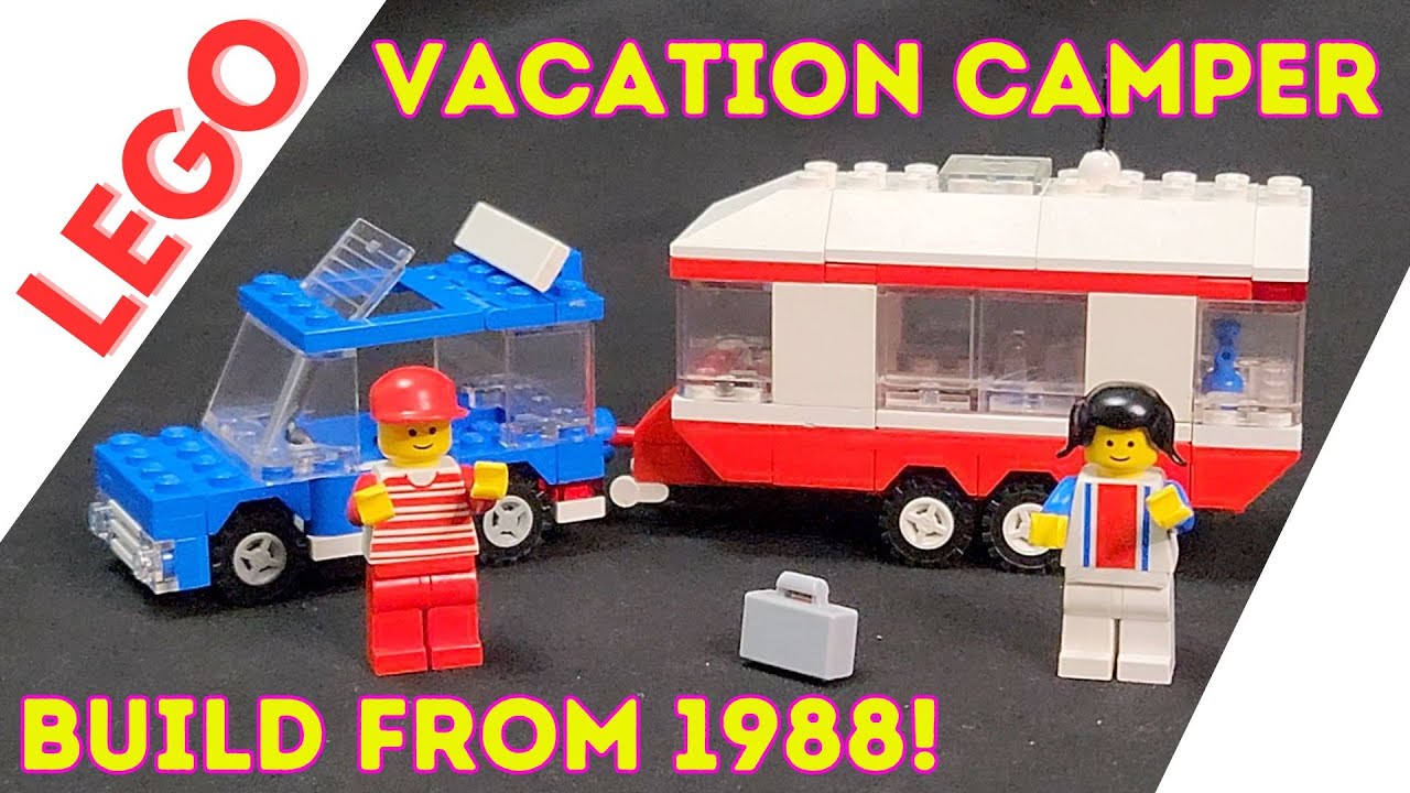 Building the LEGO Vacation Camper From 1988! Let's Hook Up This Caravan ...