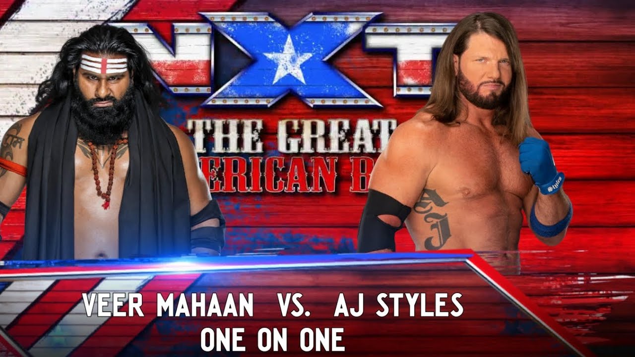 WWE 2K24 - Veer Mahaan vs aj styles | nxt Match WWE | PS5™ [4K60] - YouTube