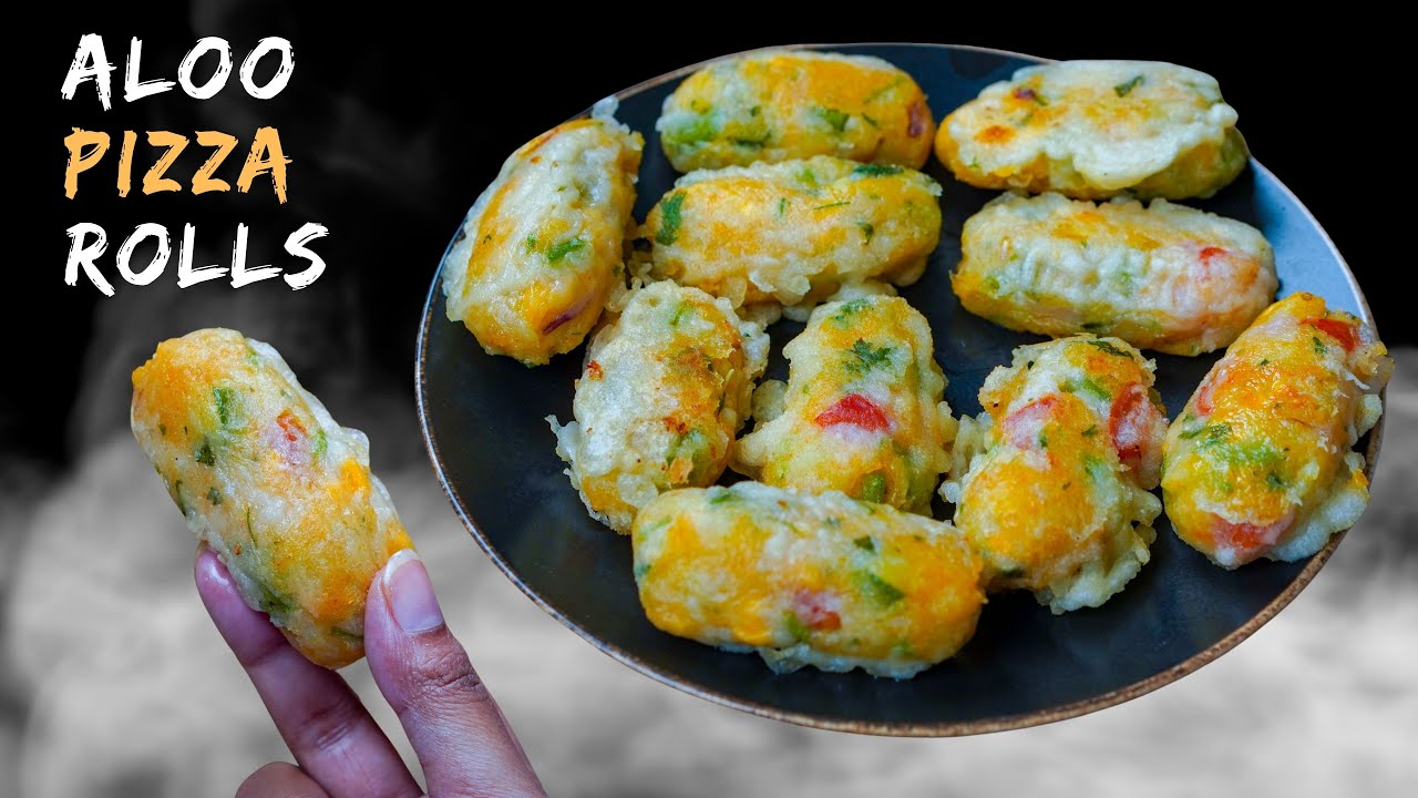 Aloo Pizza Rolls | Delicious Snacks Recipe | Aloo Nashta Recipe - YouTube