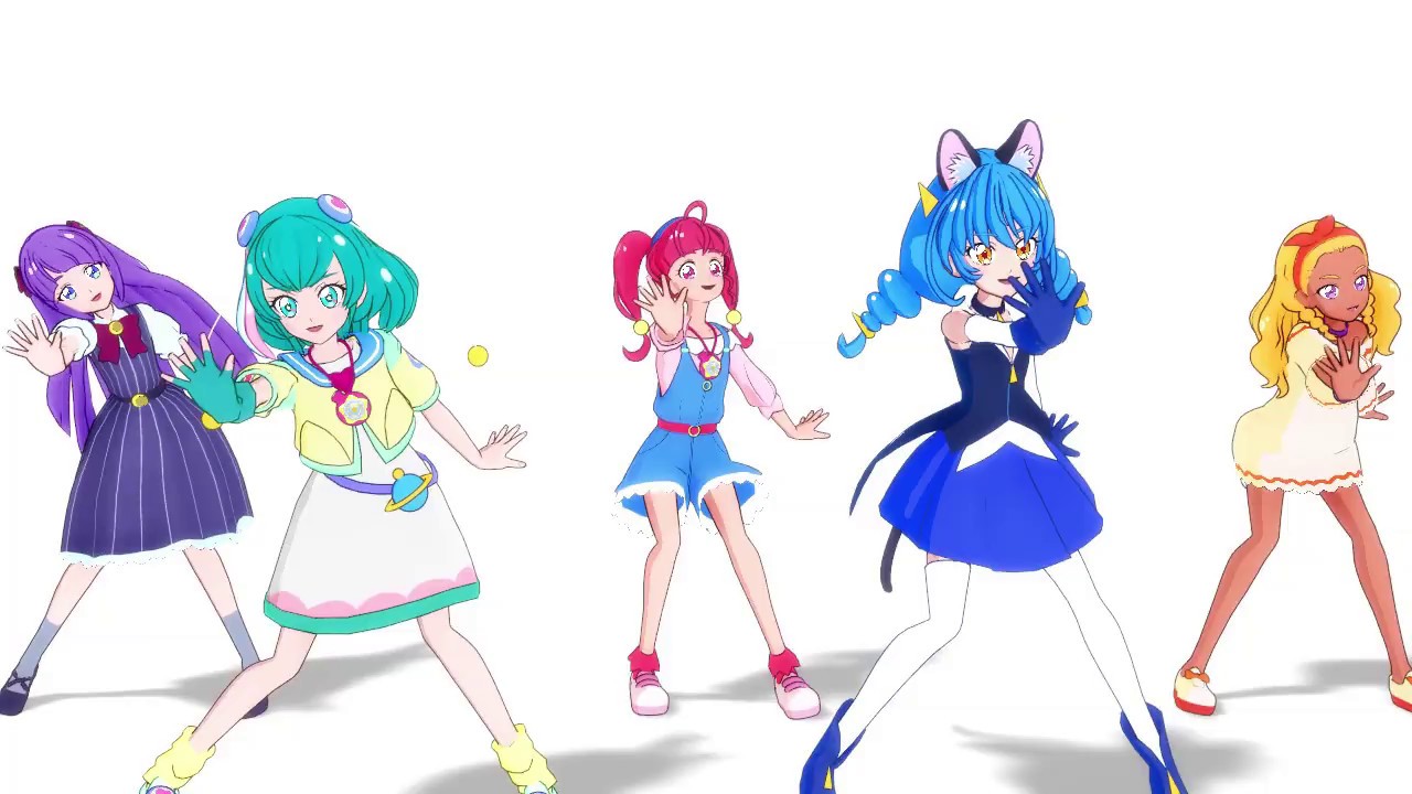 【Star Twinkle Precure】Model Test【MMD】 - YouTube