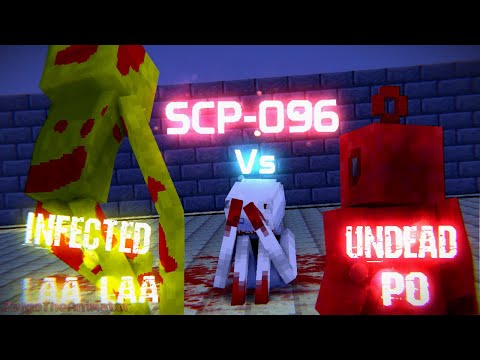 SCP-096 Vs Infected Laa-laa and Undead Po - Minecraft Animation