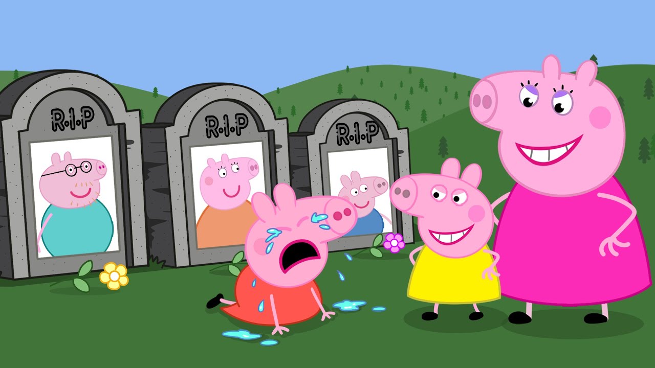 Poor Peppa Family!!! Please don't leave me - Peppa Pig Funny Animation ...