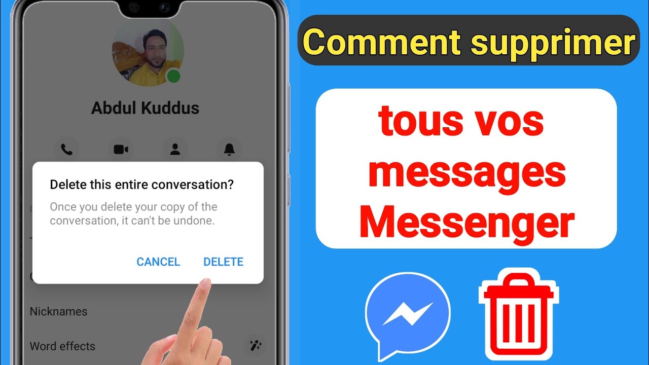 Comment Supprimer Tous Les Messages Messenger à La Fois Comment Supprimer Le Chat Sur