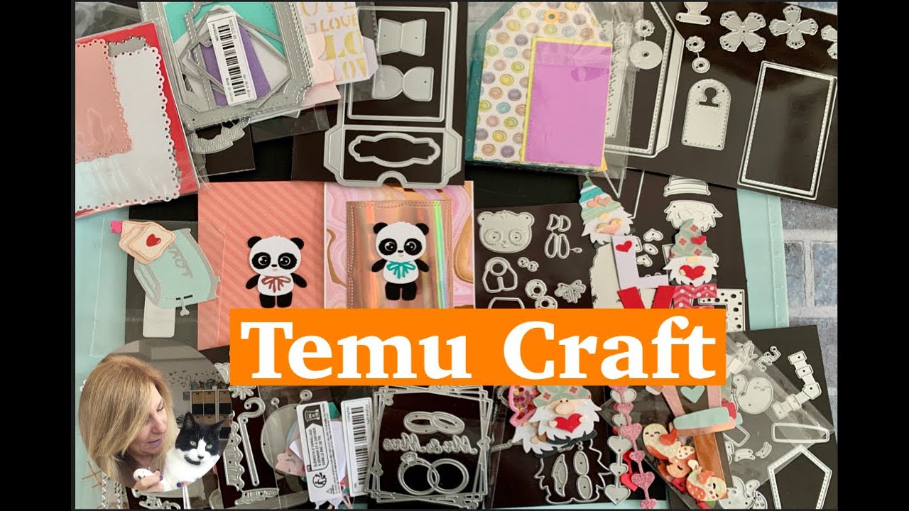 Temu Craft Haul Review of Dies and Stamps - YouTube