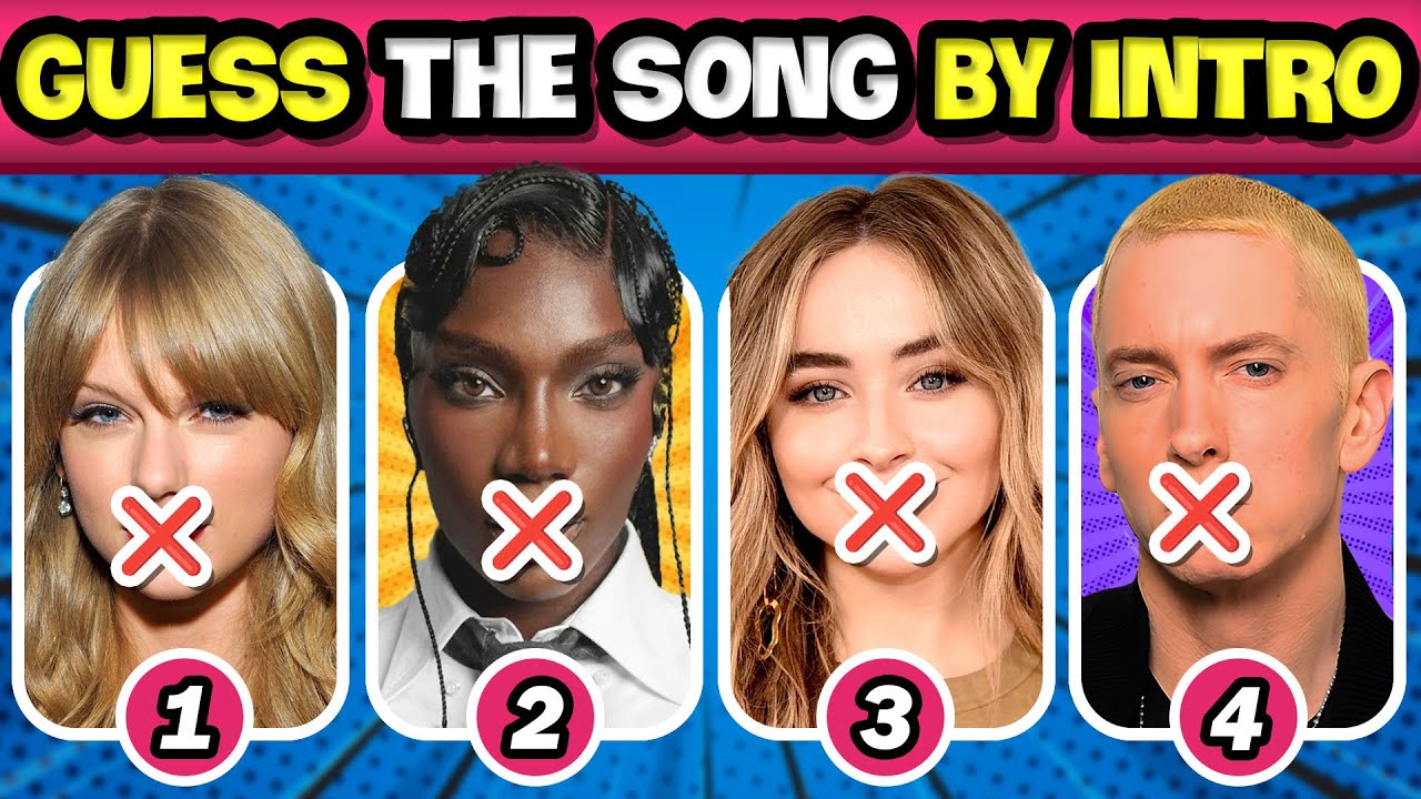 GUESS THE SONG by INTRO🎤🎵 The Hottest Hits from 2025 to 2000 | Music ...