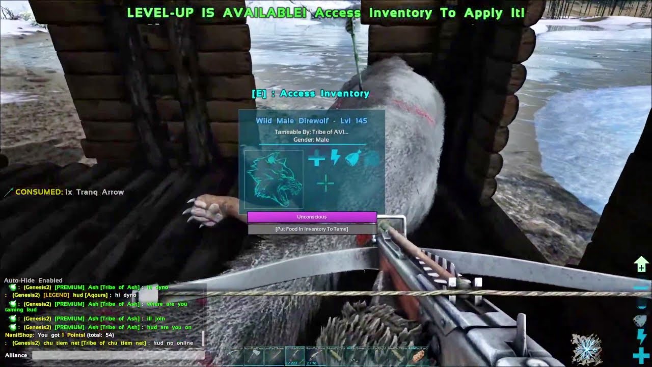 Argentavis Made WOLF TAMING Very Easy | ark survival evolved | Game On ...