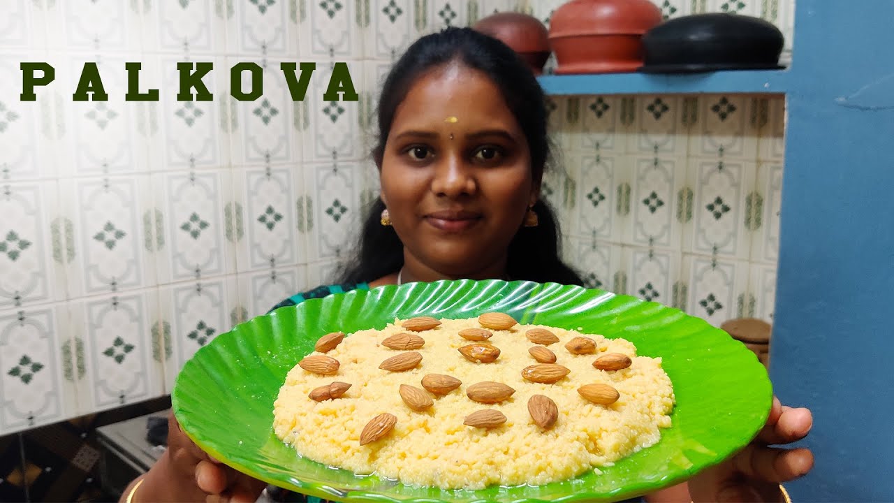 PALKOVA RECIPE | 4 Ingredients To Make Palkova | Banana Leaf Cooking ...
