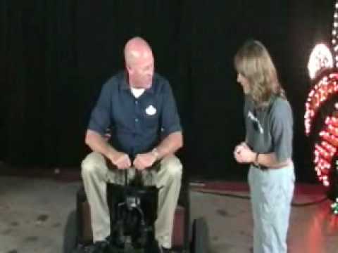 Driving a Main Street Electrical Parade Float Backstage at Walt Disney ...