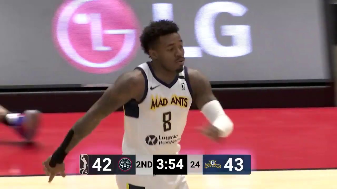 Daxter Miles Jr with 14 Points vs Raptors 905 - 02/25/2020 - YouTube
