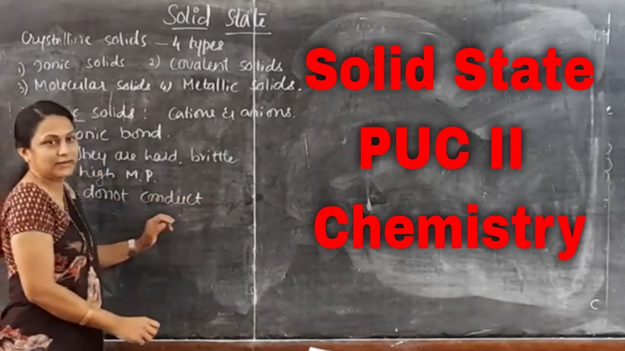 Solid State: Classification of Solids, Types of Crystalline Solids. PUC ...