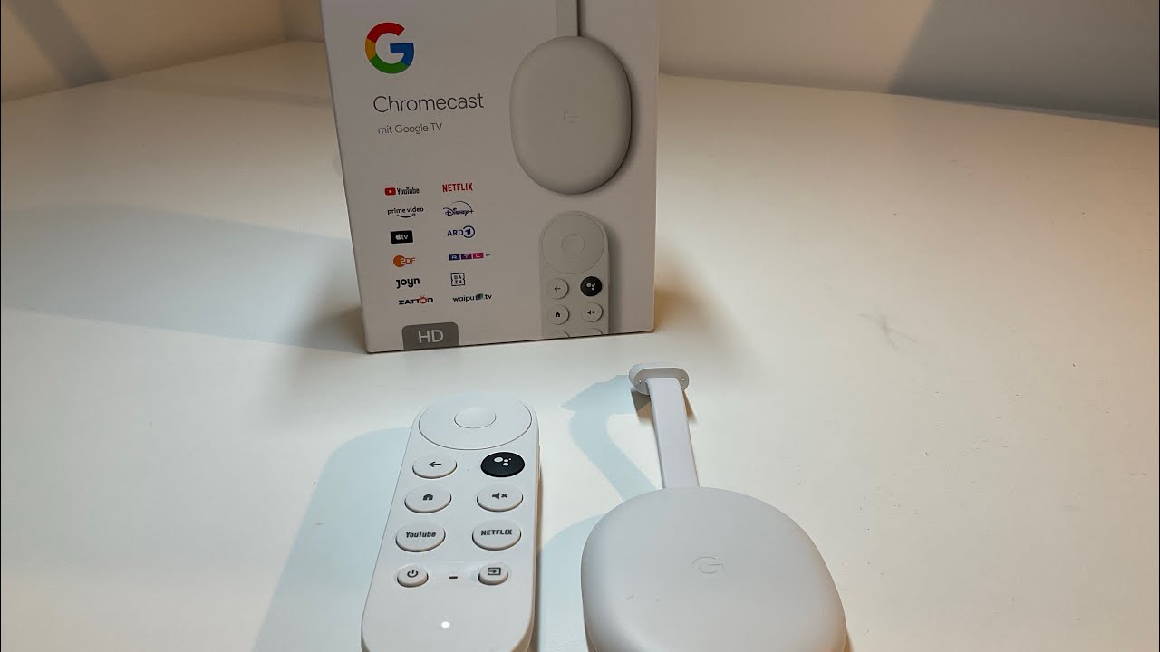 Chromecast mit Google TV (HD) Unboxing - YouTube
