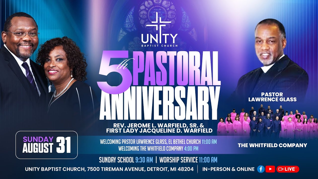 Fifth Pastoral Anniversary Worship Service 11:00 am | Pastor Lawrence ...