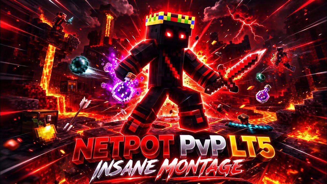 Minecraft lt5 Nethpot PVP Montage - YouTube