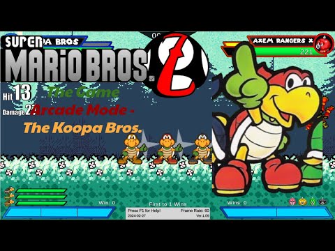Super Mario Bros Z The Game: Arcade Mode - Koopa Bros | RADICAL MAN ...