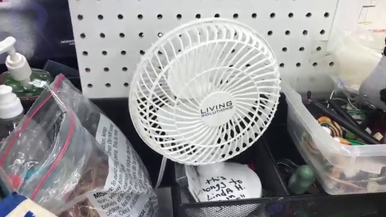 Living solutions desk/Clip Fan - YouTube