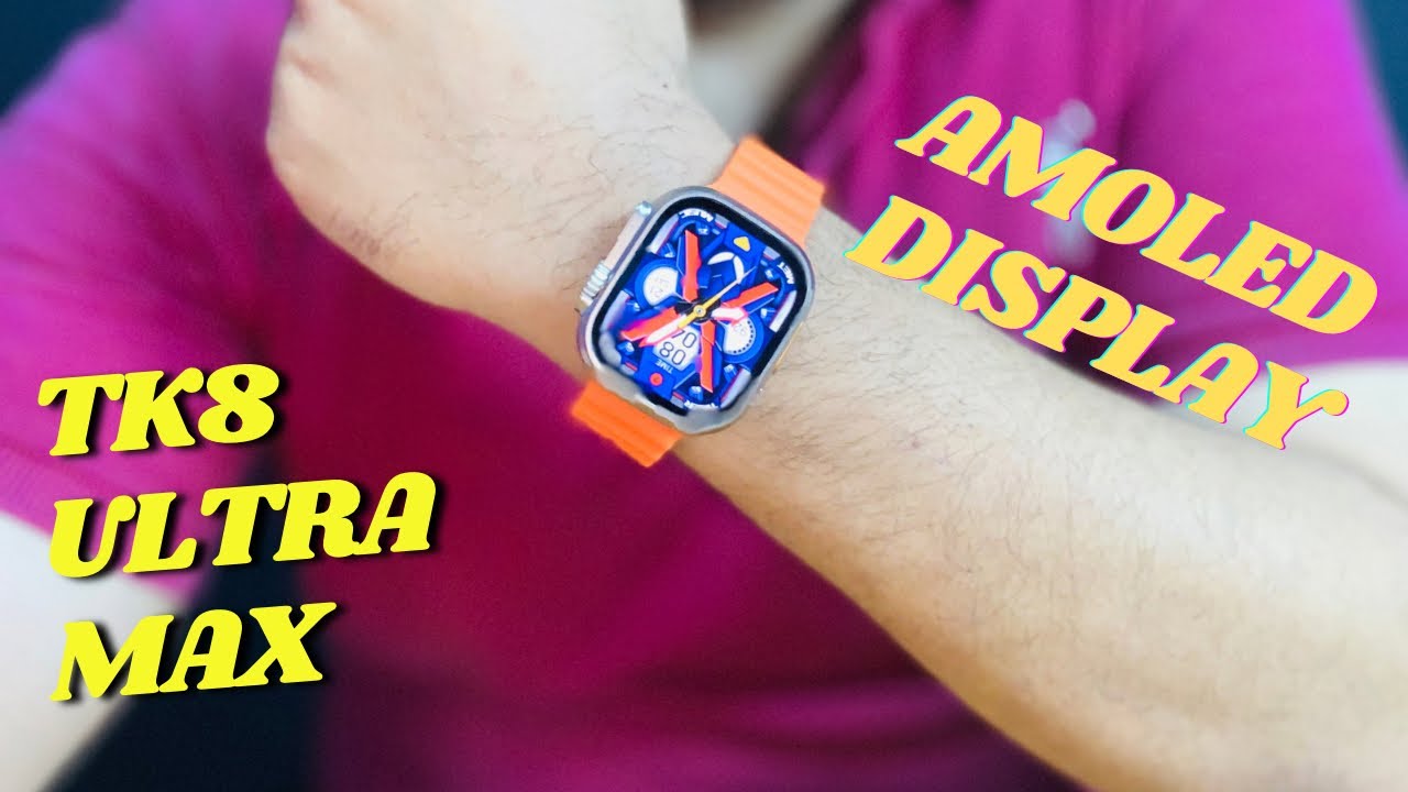 ساعة بتحاول تقرب التجربة من ساعة ابل الاصلية TK8 ultra max smart watch - YouTube