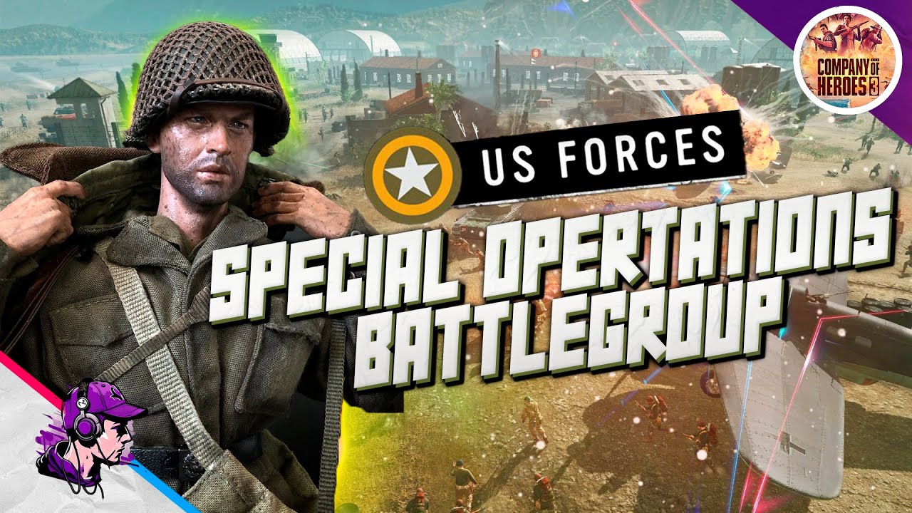 COH3 US FORCES - ДОКТРИНА СПЕЦИАЛЬНЫХ ОПЕРАЦИЙ / ПЕРВЫЙ ВЗГЛЯД - YouTube