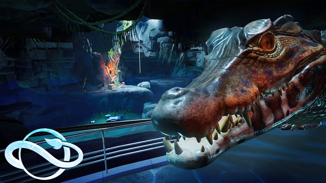 Dwarf Caiman Habitat In A Flooded Cave 🐊 | Planet Zoo Speed Build ...