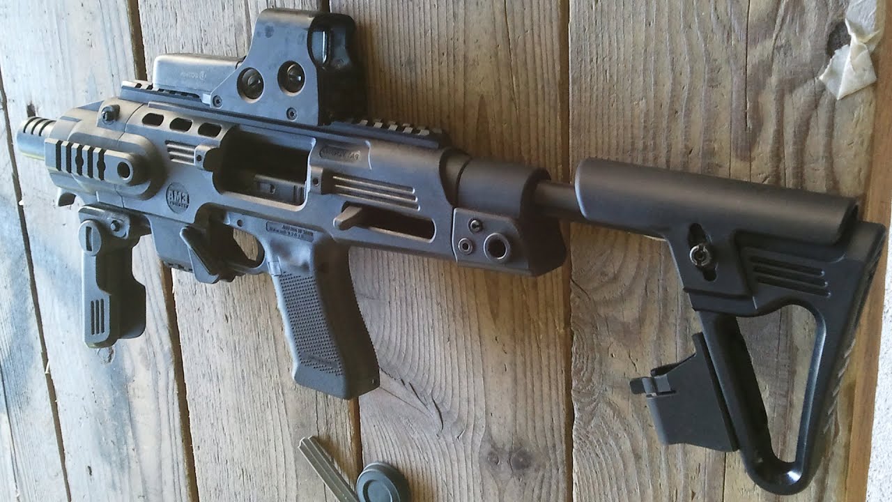 (Real Gun) EMA Tactical RONI Pistol - Carbine Conversion for Glock ...