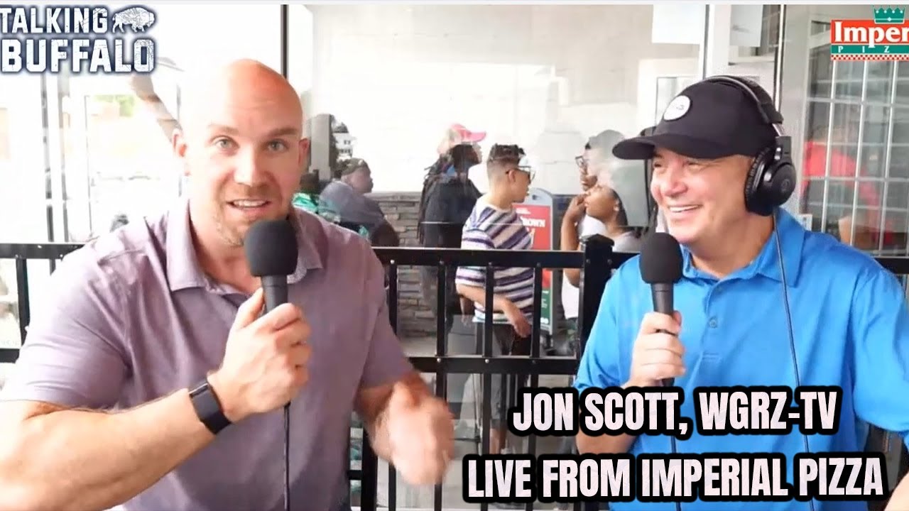 WGRZ-TV Buffalo Sports Director Jon Scott (Live From Imperial Pizza ...