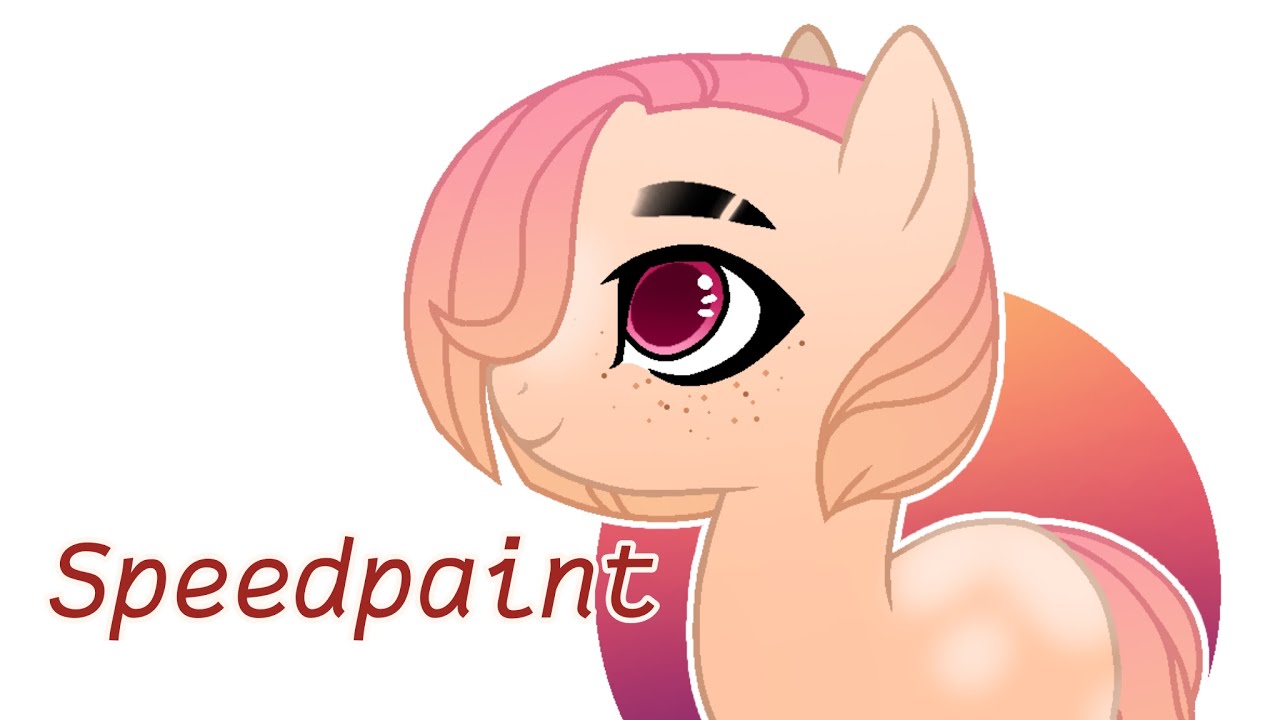 Speedpaint pony - YouTube