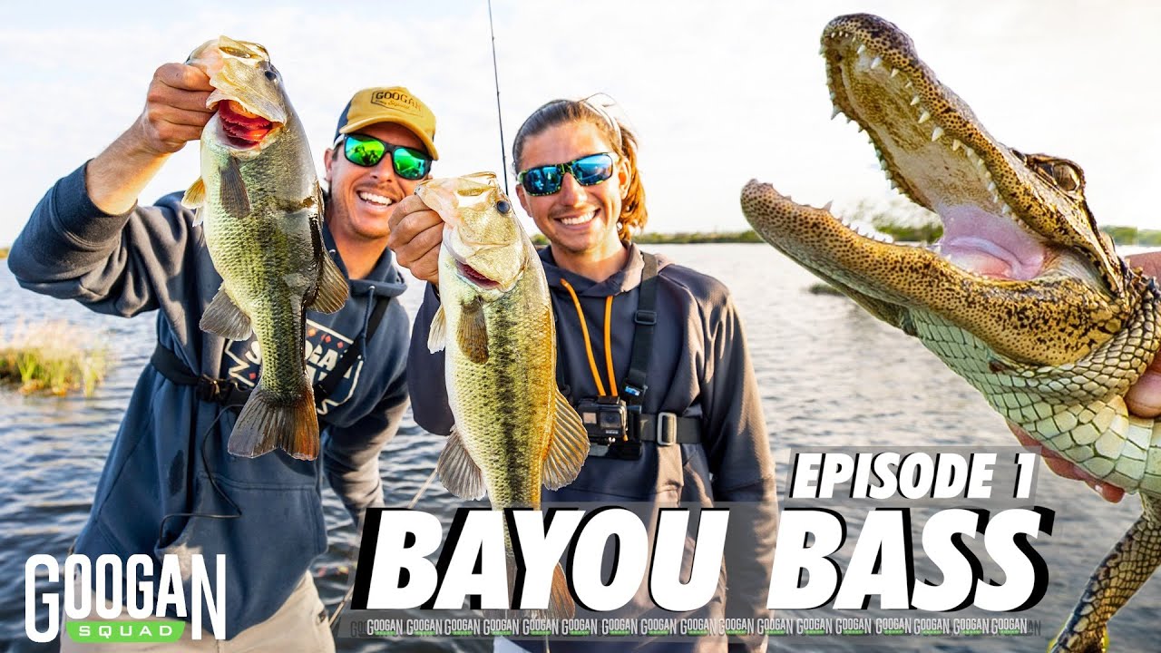 FISHING Gator INFESTED SWAMP LOADED With FISH! ( BAYOU BASS EP. 1 ...