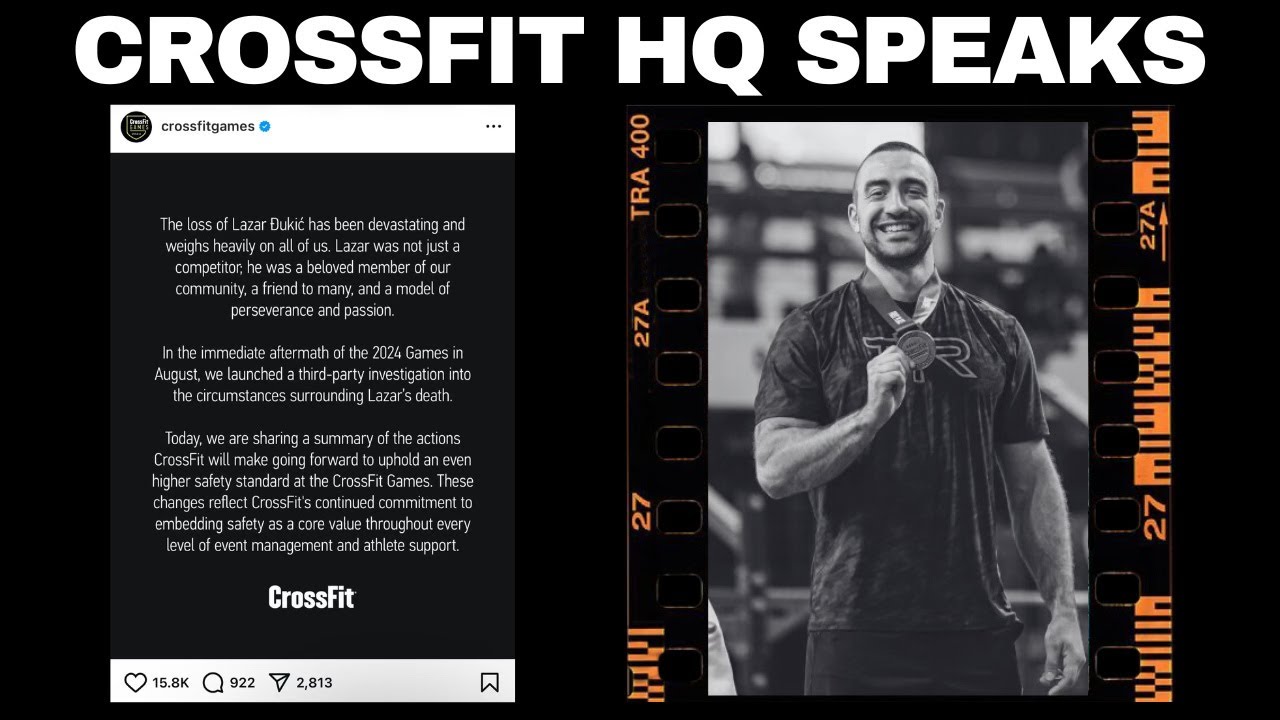 BREAKING NEWS ON LAZAR INVESTIGATION AND CROSSFIT GAMES - YouTube