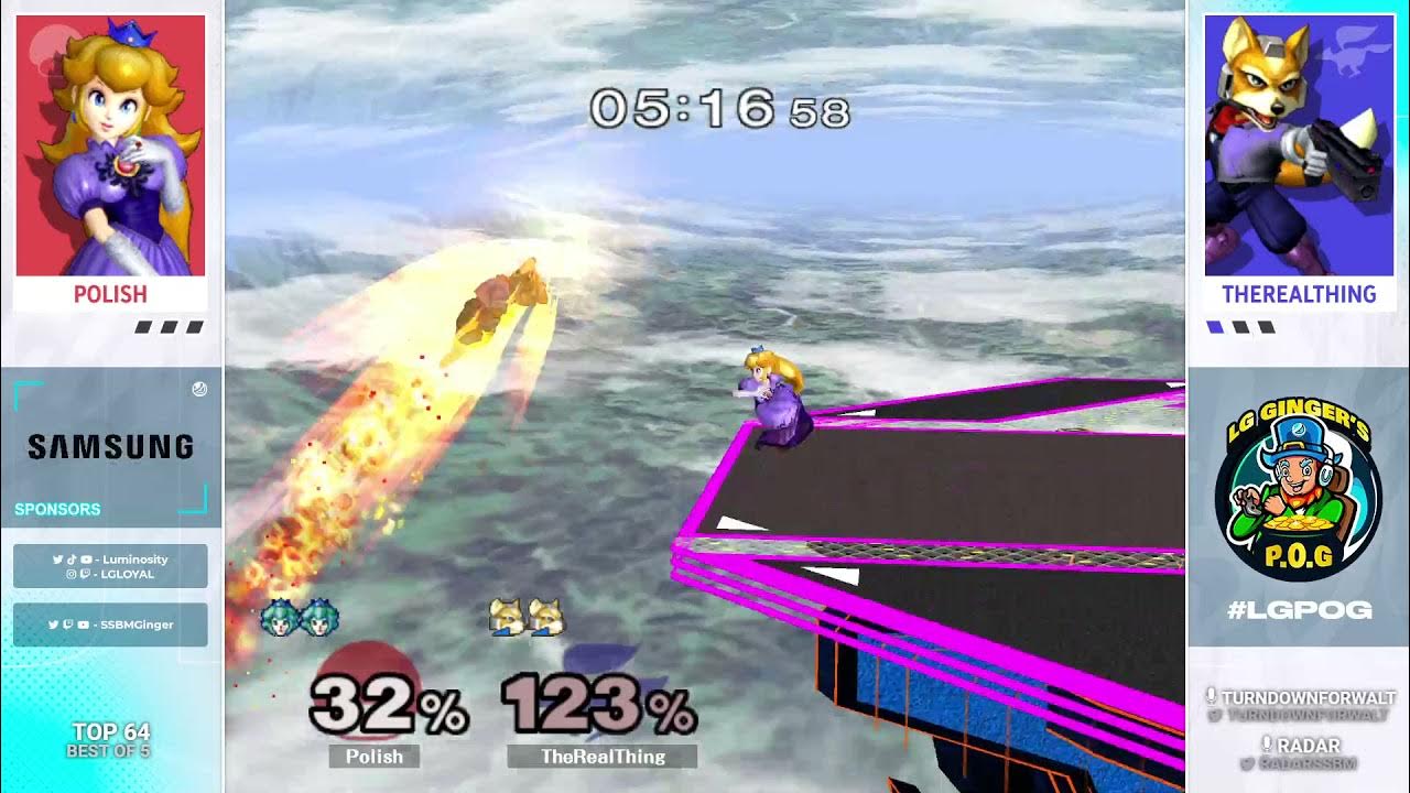 GPOG May - Polish (Peach) vs TheRealThing (Falco, Fox) - Top 64 WR2 - YouTube