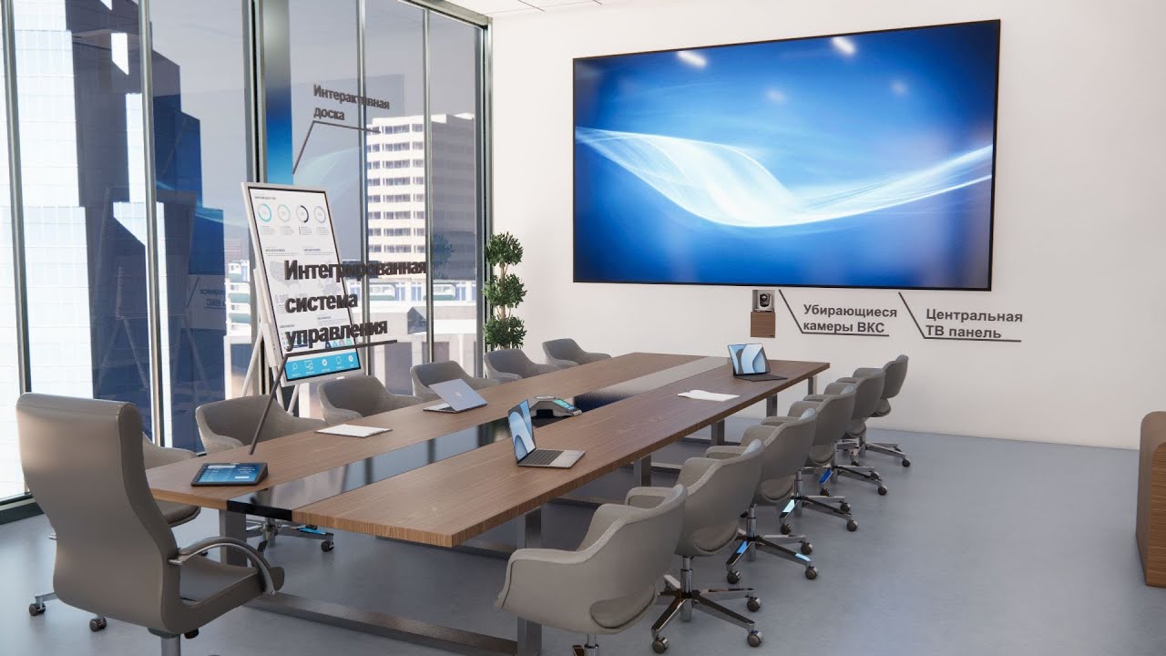 Top manager room AV equipment - YouTube