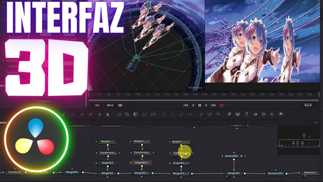 DOMINA la Interfaz 3D de Davinci Resolve con este Tutorial ...