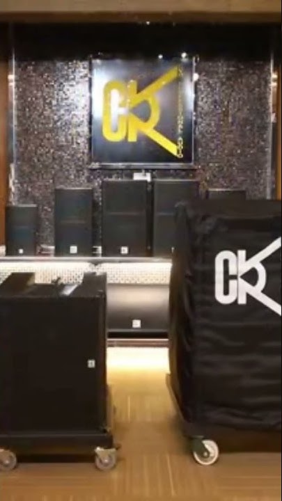 CVR AUDIO powered dual 8 inch line array W-208B+W-18BP - YouTube