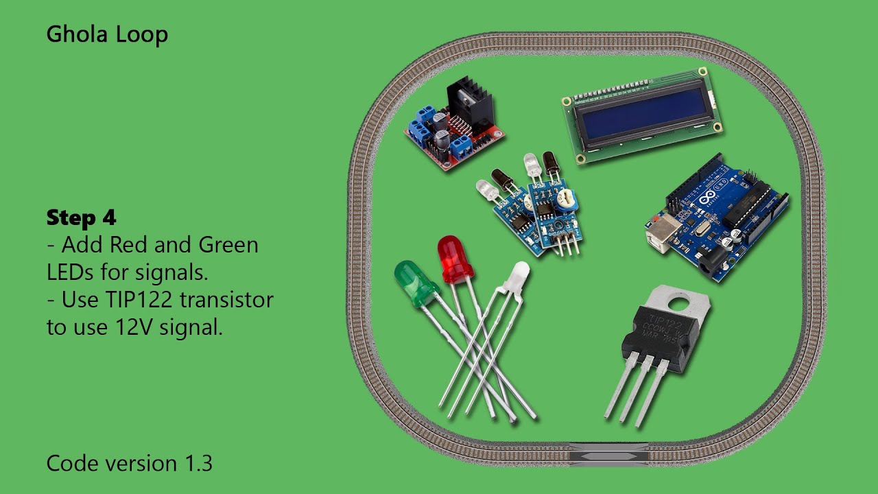 Arduino Controlled Model Train Layout Add Red And Green Signals