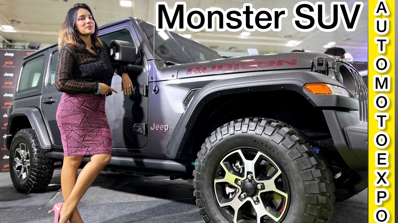 Jeep Wrangler Rubicon | Mahindra Thar से कितनी बड़ी है ये car ? - YouTube
