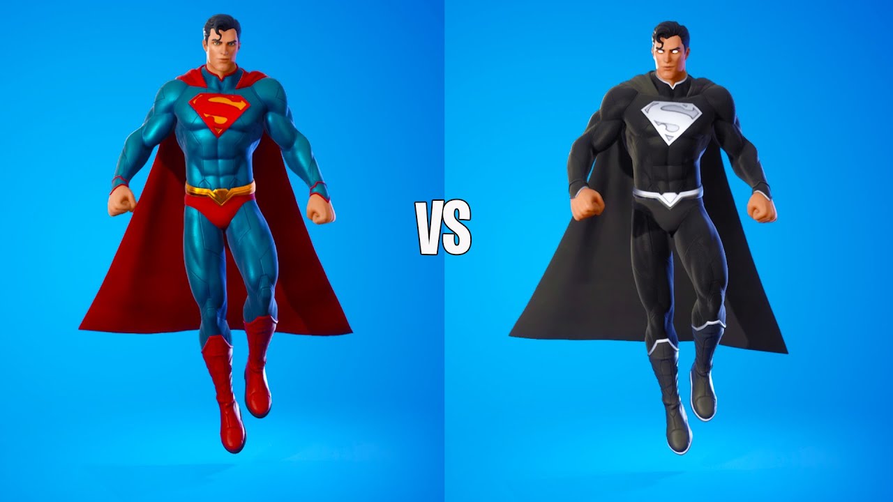 Superman Vs Black Superman Dance & Emotes Fight 100% Perfect Sync ...