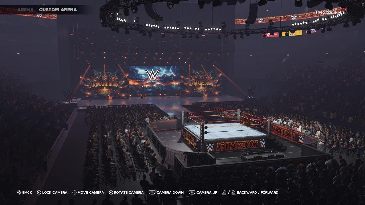 #WWE2K24 - Custom Arena - WWE Armageddon Arena '25 - YouTube