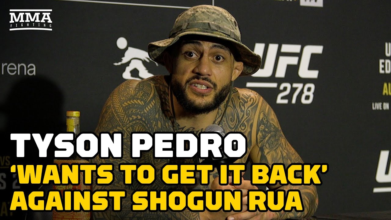 Tyson Pedro ‘Wants To Get It Back’ Against Shogun Rua | UFC 278 | MMA ...