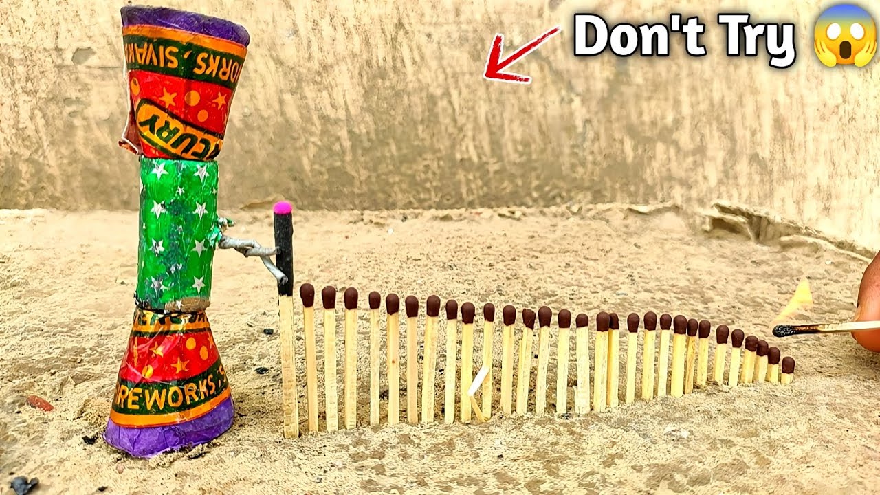 Chitput Anar Damru Amazing Cracker experiment 😜 || Diwali cracker ...