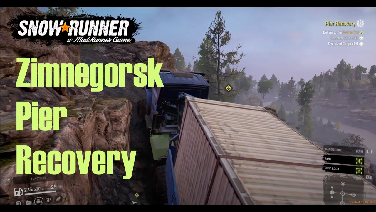 Snow Runner - Zimnegorsk Pier Recovery - Voron Grad - YouTube