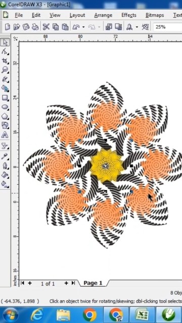 Abstract graphic design in corel draw#art 🤩😍🥰 - YouTube