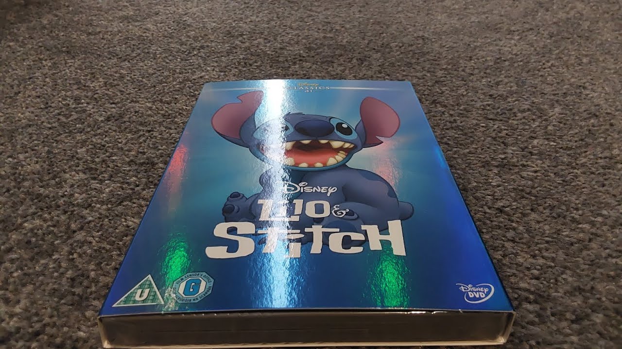 Lilo and Stitch (UK) DVD Unboxing - YouTube