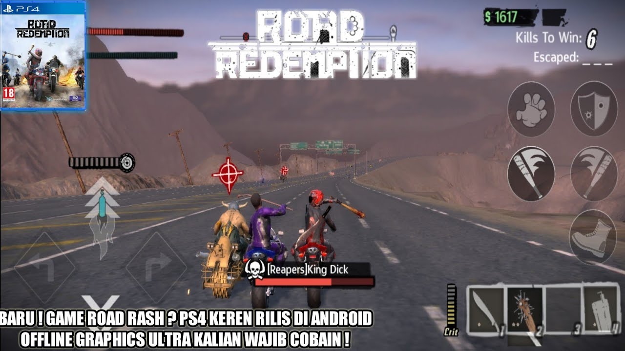 Baru ! Game Road Rash ? Keren PS4 Rilis Di Android - Road Redemption ...