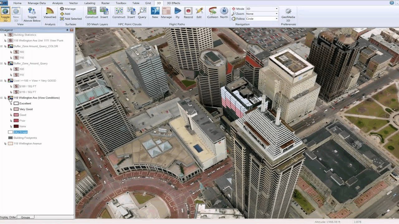 High Rise Valuation with GeoMedia 3D - YouTube
