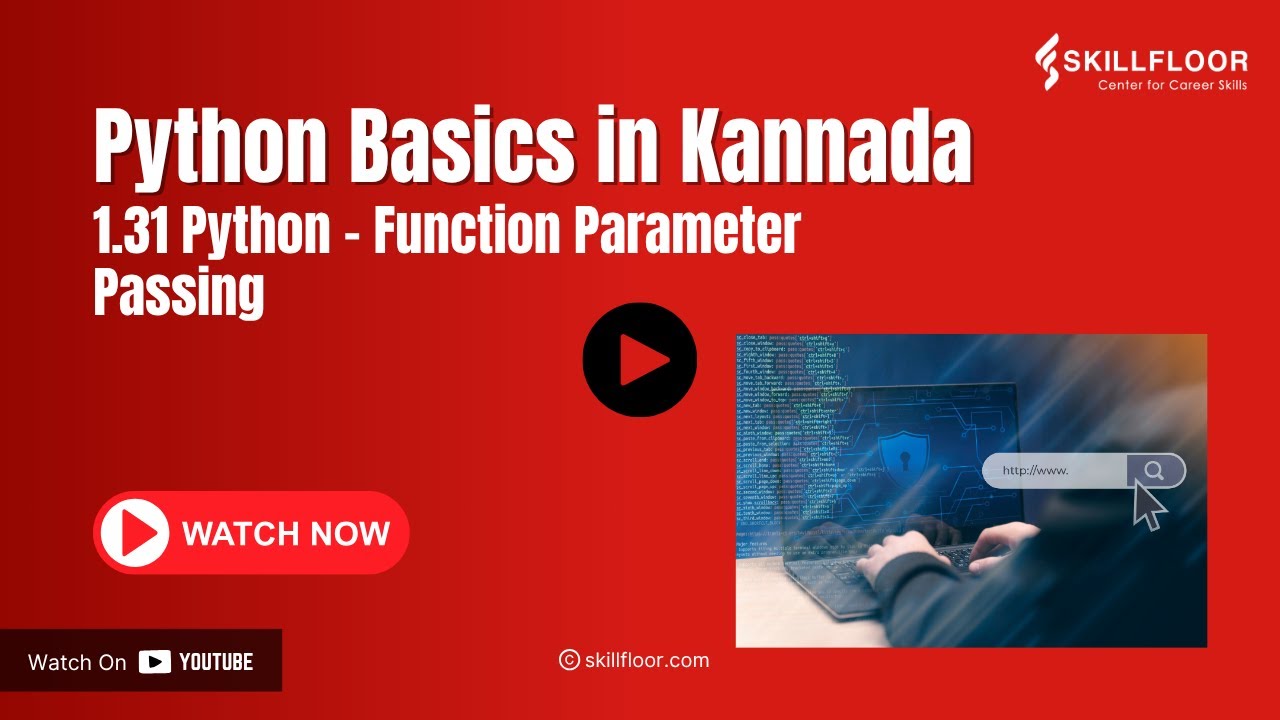 Python Function Parameter Passing Python Courses In Kannada ಕನ್ನಡ 7837