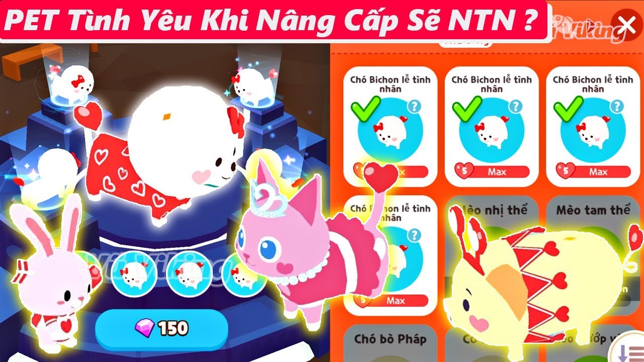 [PLAYTOGETHER] "PET Tình Yêu" Khi Nâng Cấp Sẽ Như Thế Nào ? - YouTube