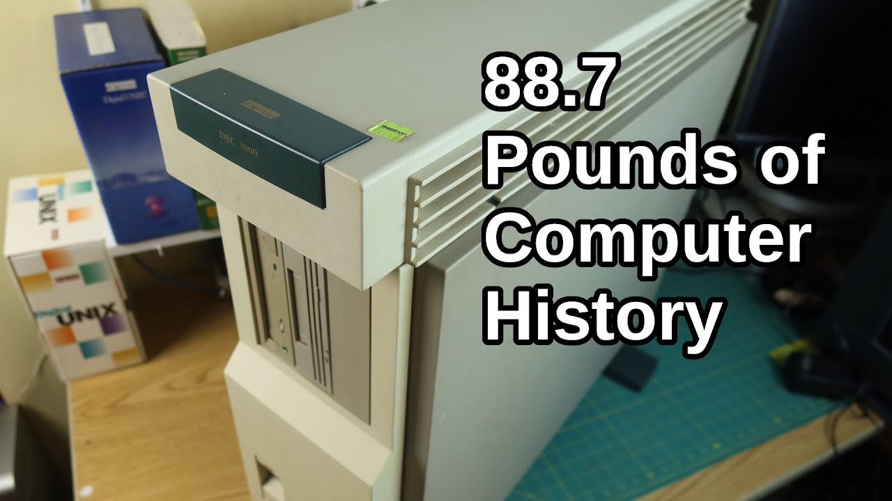 Peek inside a DEC 3000 model 500 - YouTube