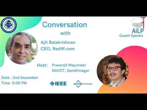 Conversation with Ajit Balakrishnan - YouTube