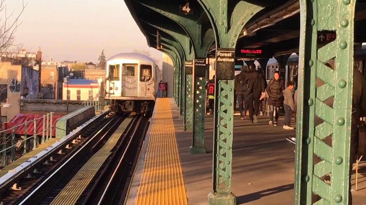 NYCT R42 M Shuttle @ Forest Ave - YouTube