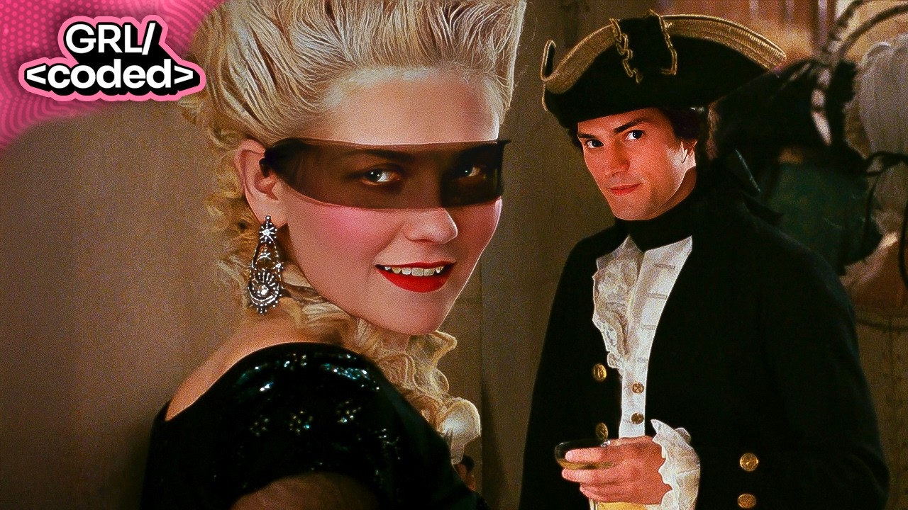 marie antoinette (2006) - marie meets count fersen at the masked ball ...
