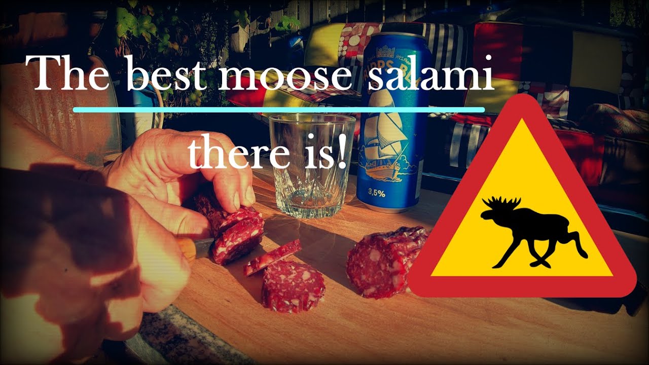 The best moose salami there is! 😋 - YouTube