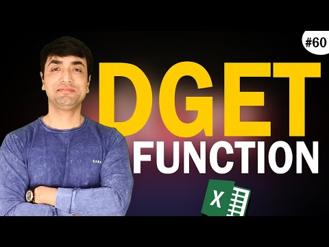 Excel DGET Function-VLOOKUP Problems Solved
